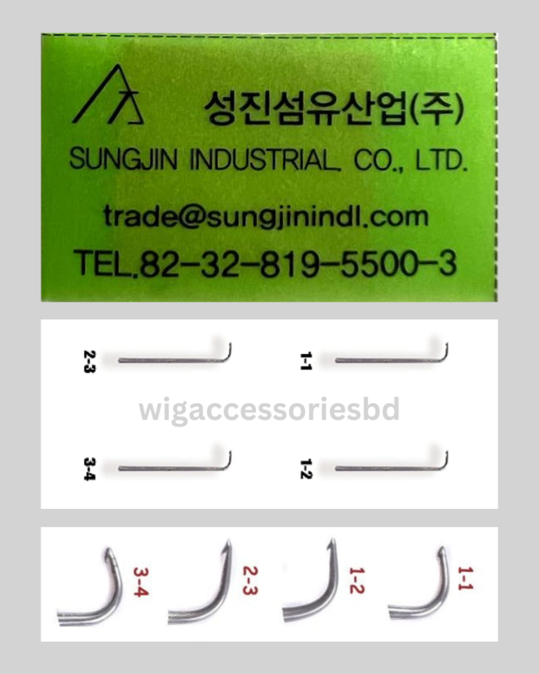 Sungjin Ventilating Wig Needle, Strong & No.1 for Wig Making ...